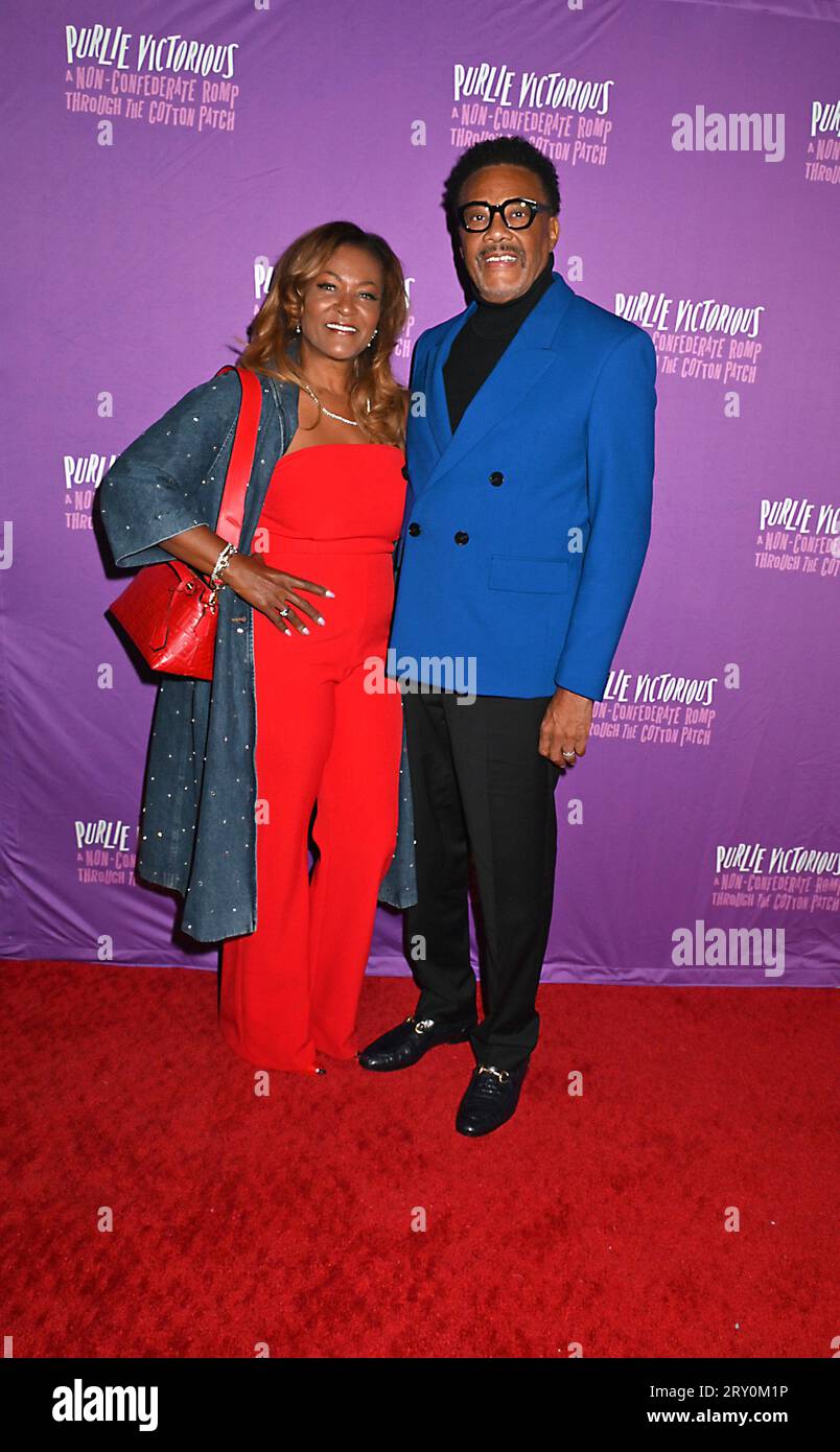 Judge Greg Mathis and wife Linda Reese attend the Opening Night of ...