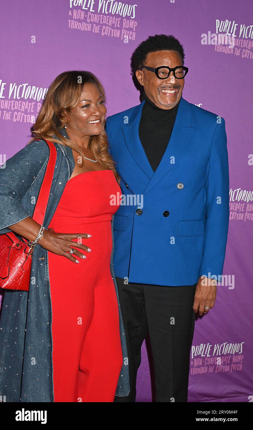 Judge Greg Mathis and wife Linda Reese attend the Opening Night of ...