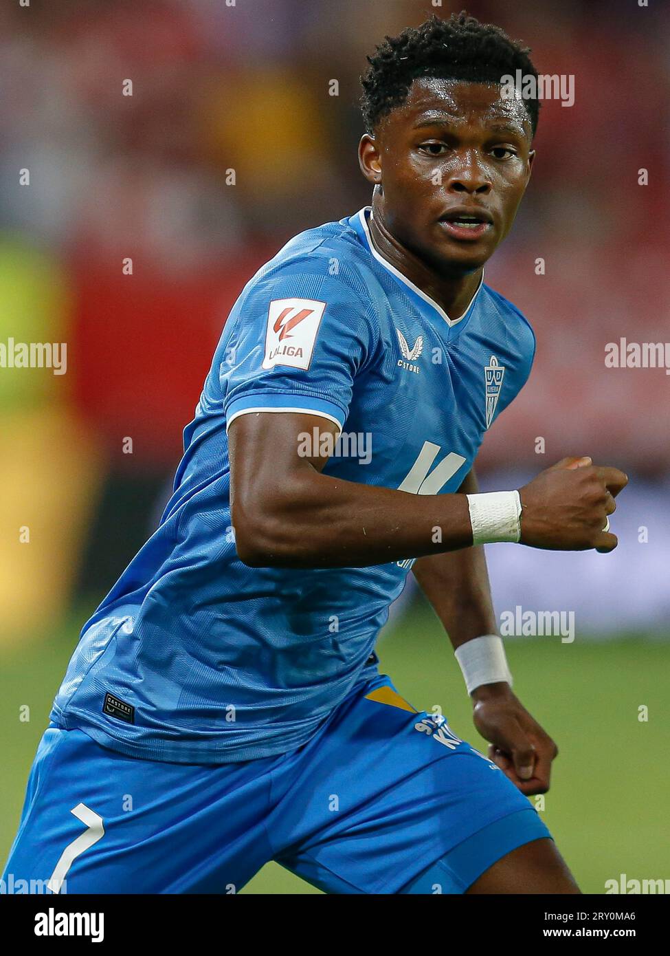 Largie Ramazani of UD Almeria during the La Liga match between Sevilla ...