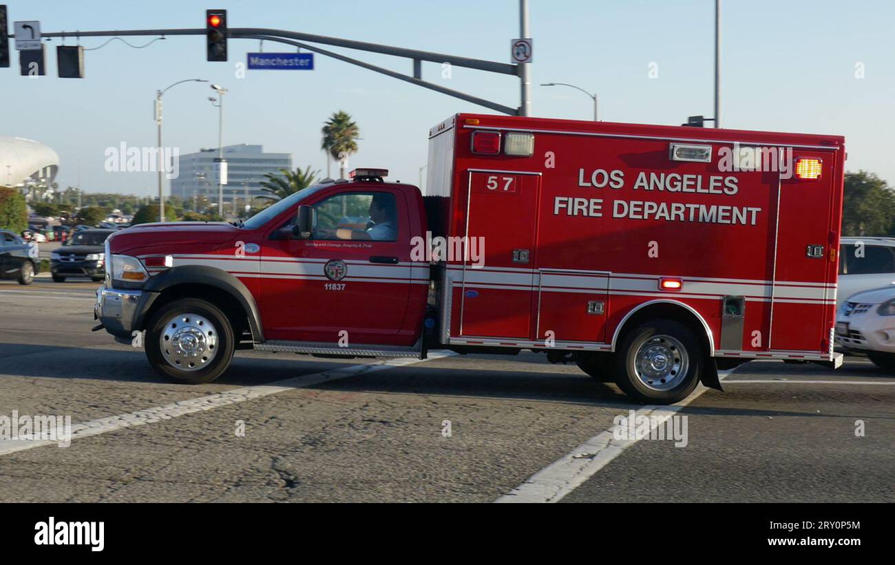 Inglewood, California, USA 23rd September 2023 Los Angeles Fire ...