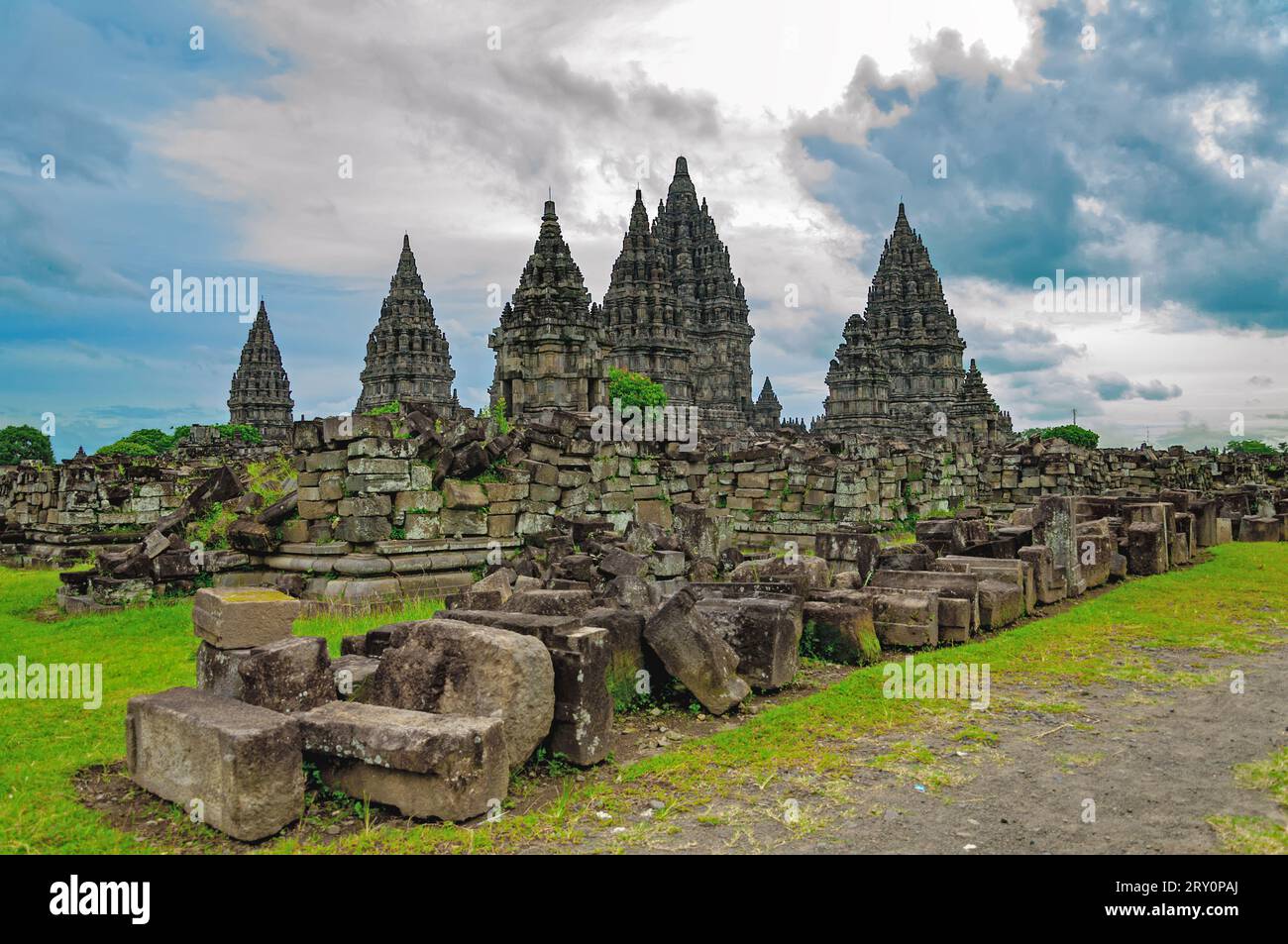 Candi Prambanan Temple. Java. Indonesia Stock Photo - Alamy