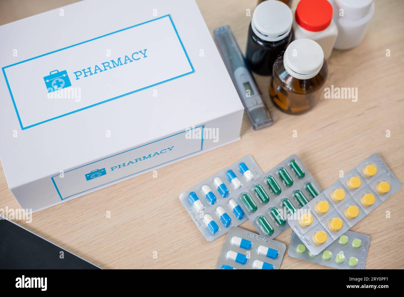 Online purchase delivery of medicines to your home from drugstore Stock ...