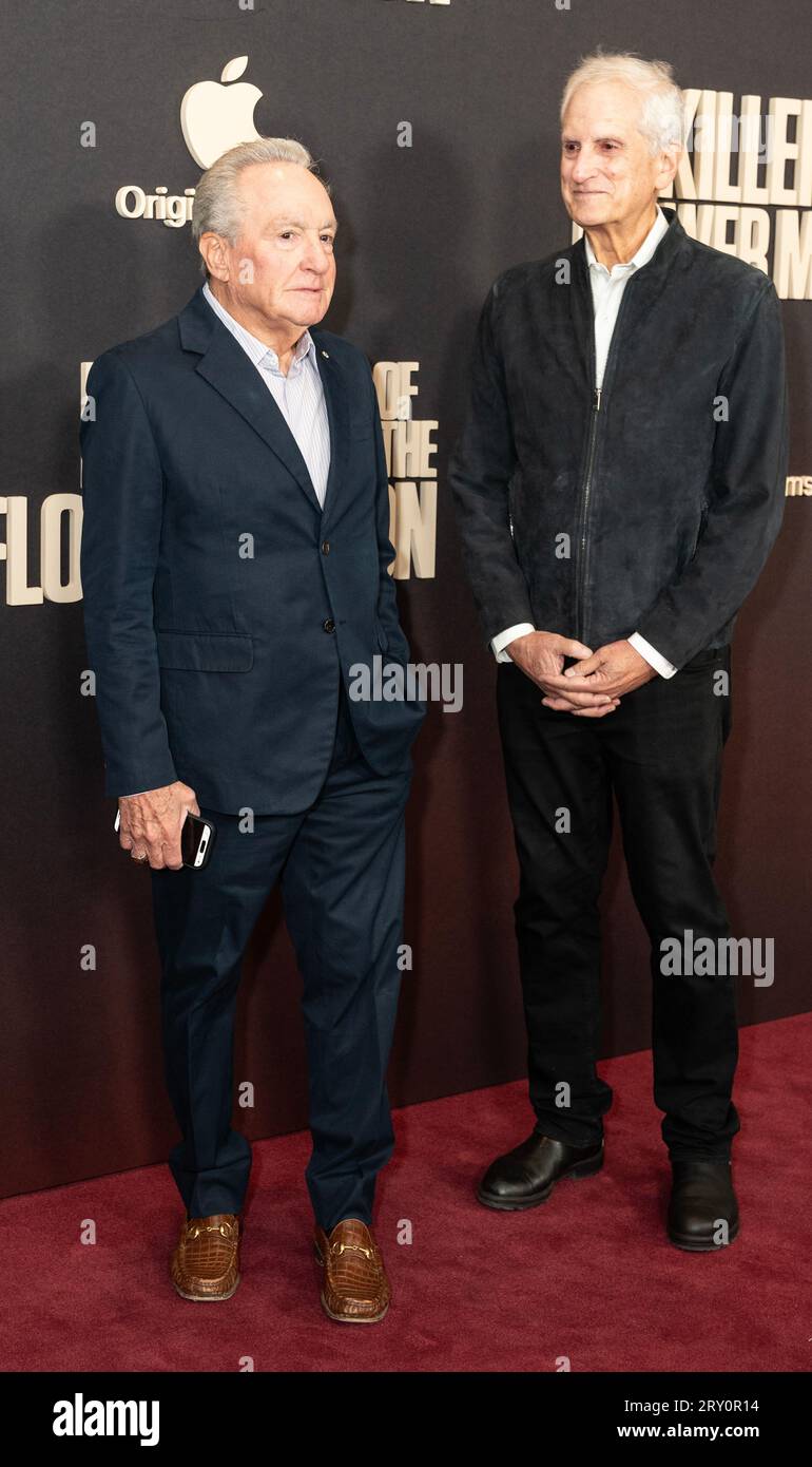 Lorne Michaels (L) attends premiere of the movie Killer os the Flower ...