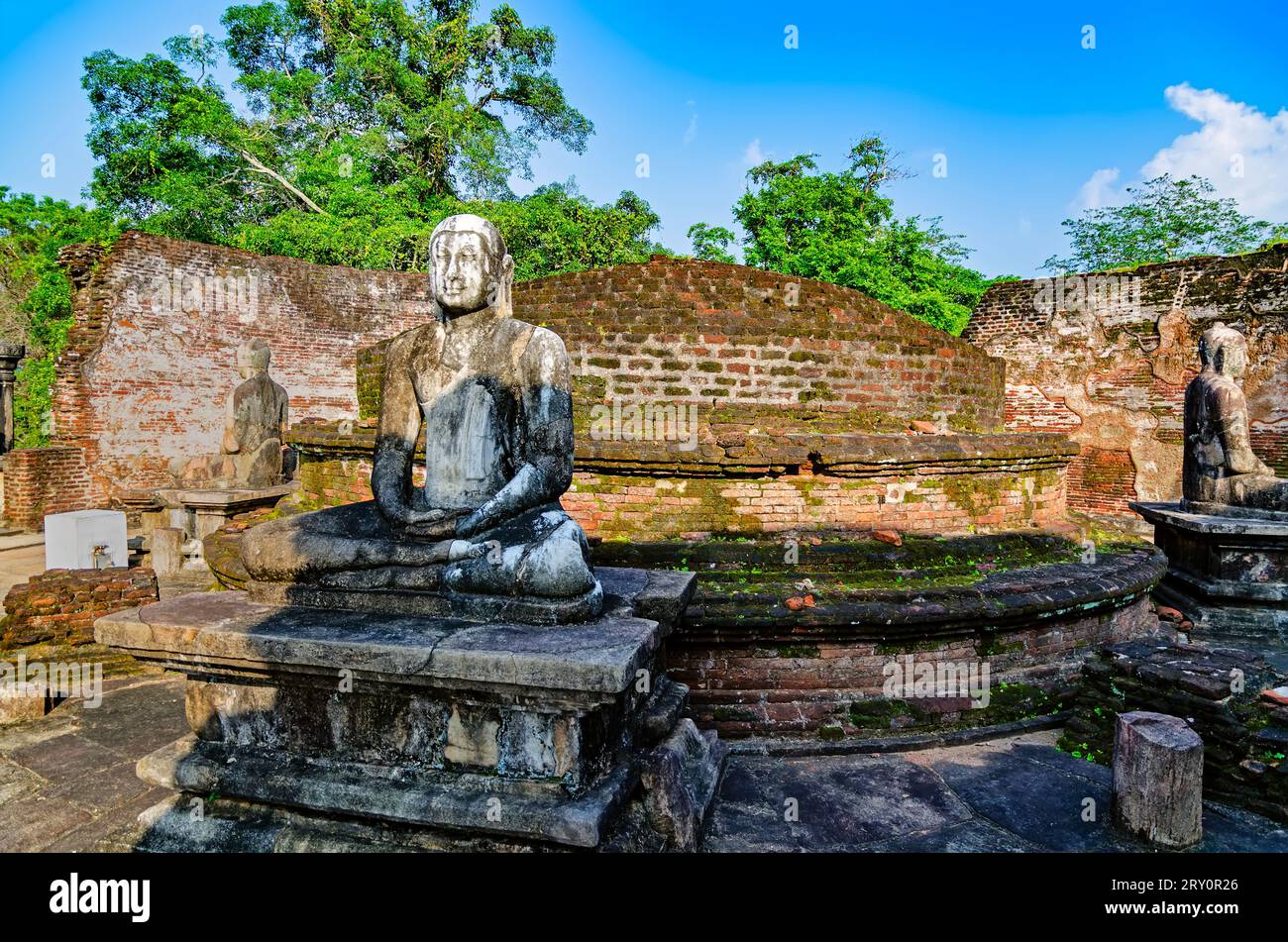 Vatadage Dalada Maluwa. Polonnaruwa. Sri Lanka Stock Photo - Alamy