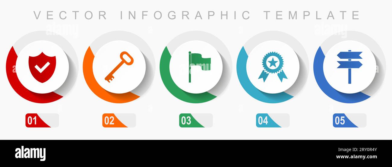 Internet icon set, miscellaneous icons such as shield, key, flag, badge ...