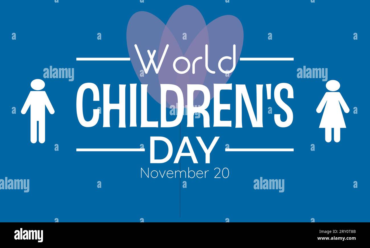 World Children's Day Illustration Celebrating Youth and Education ...