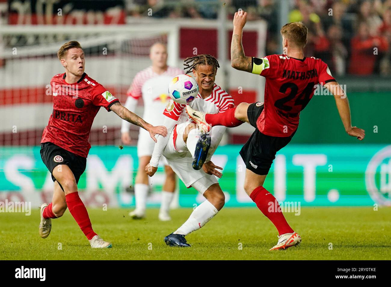 dpatop - 27 September 2023, Hesse, Wiesbaden: Soccer: DFB Cup, SV Wehen ...