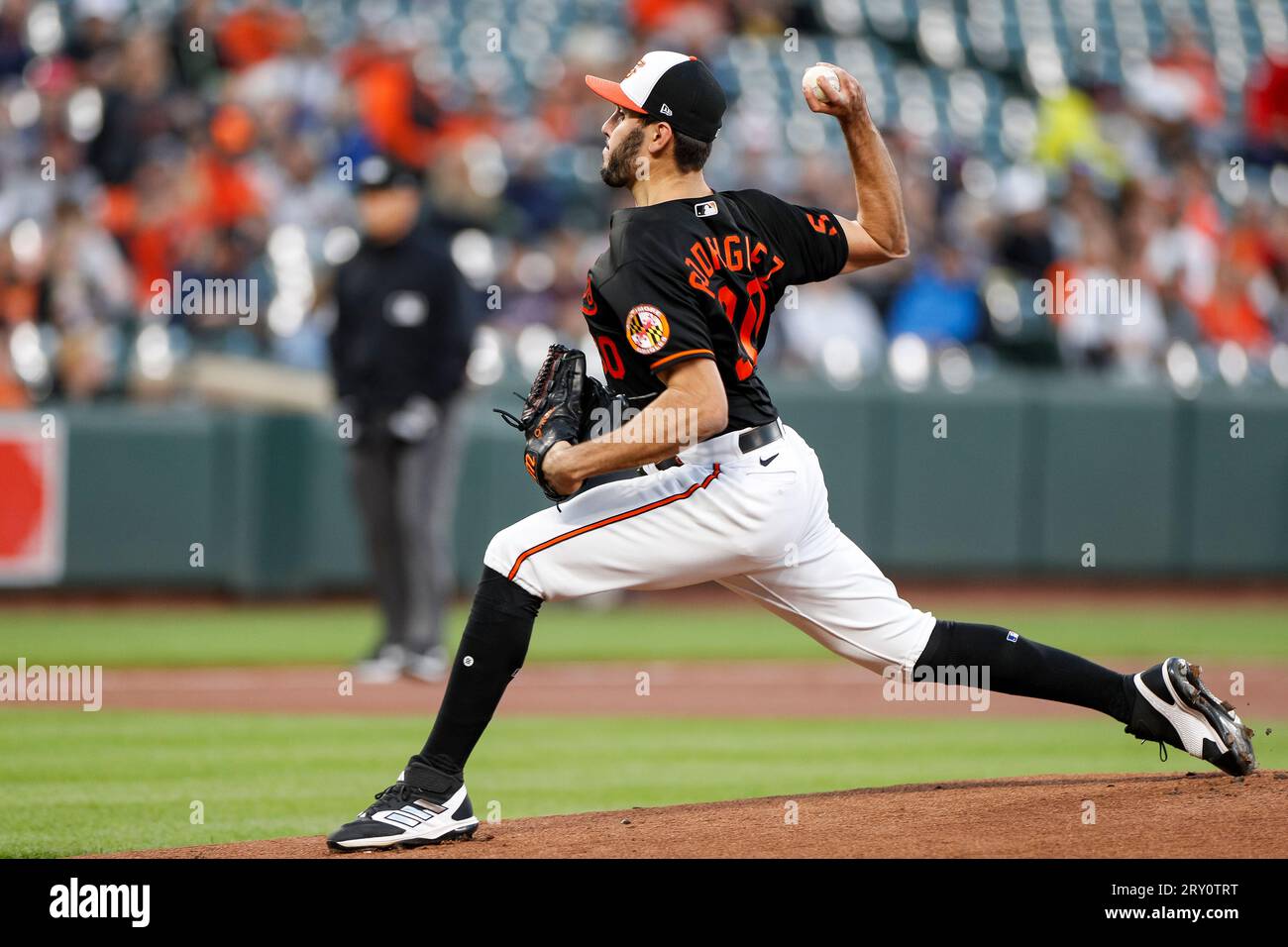 Baltimore orioles starting pitcher grayson rodriguez hi-res stock ...