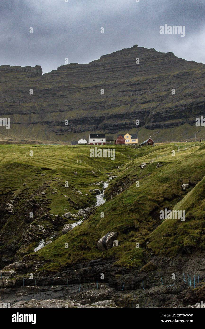 Breathtaking panorama faroe islands hi-res stock photography and images ...