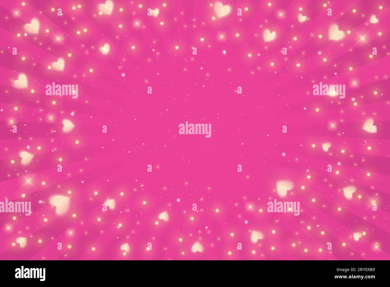 Sunburst pink background. Cartoon radial light backdrop. Retro comic ...