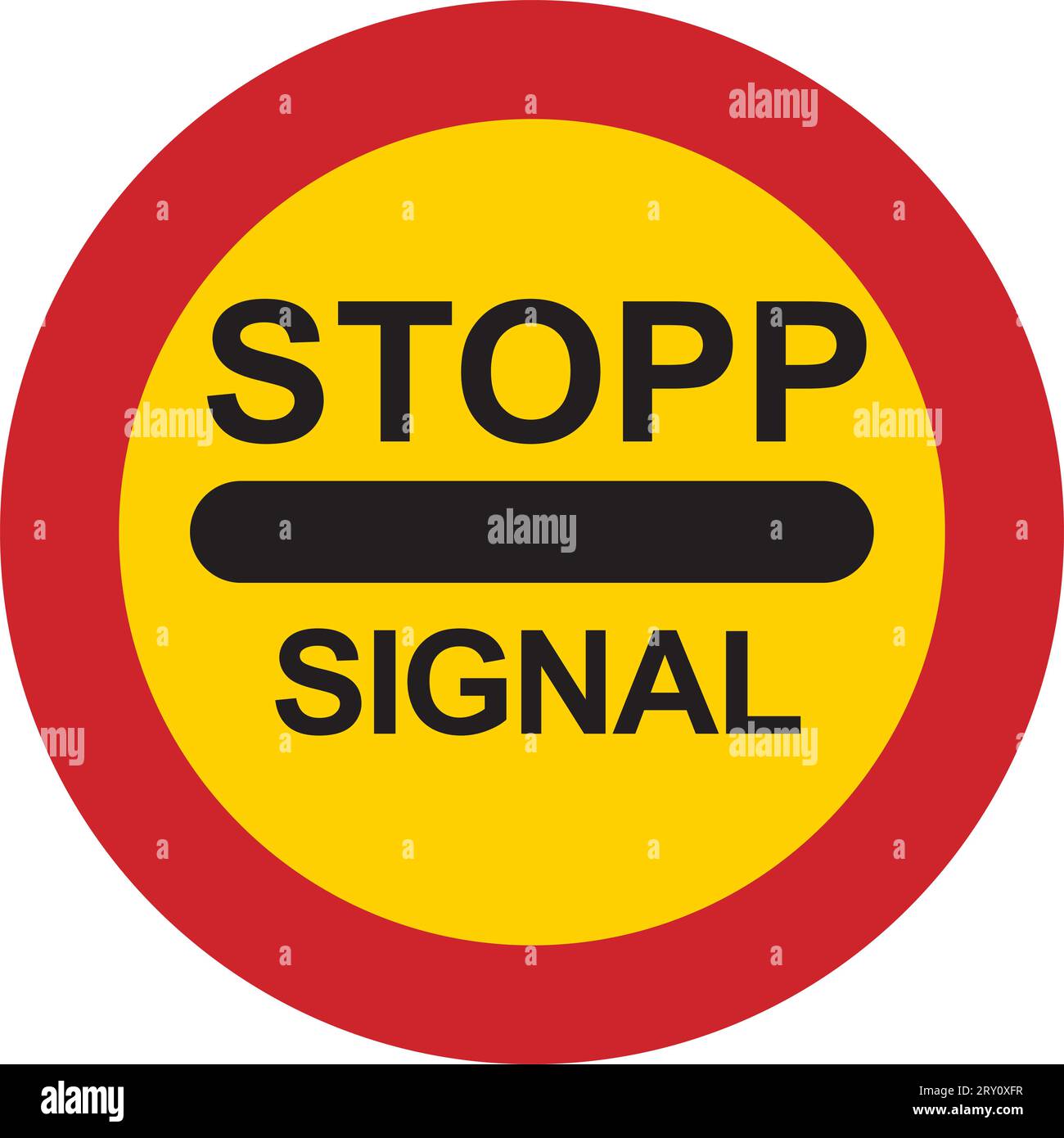 Giving red signal Stock Vector Images - Alamy