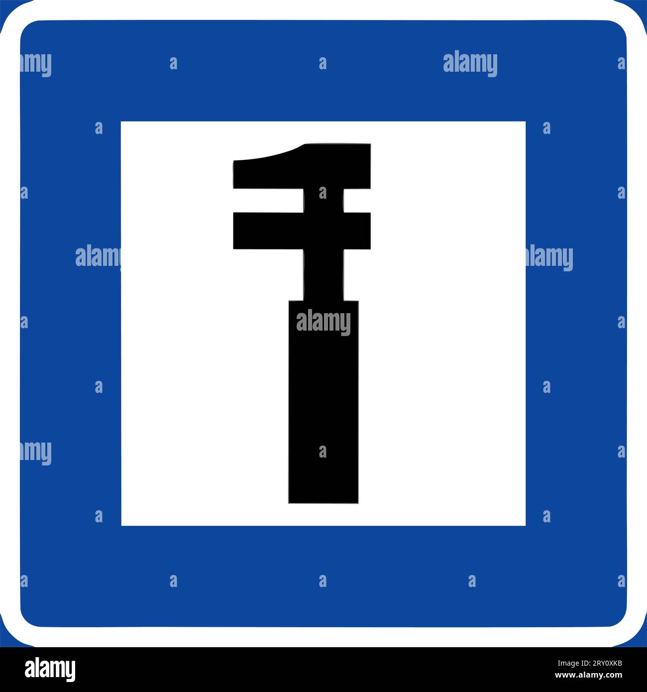 Workshop area, Signs giving information, Special regulation, Road signs ...