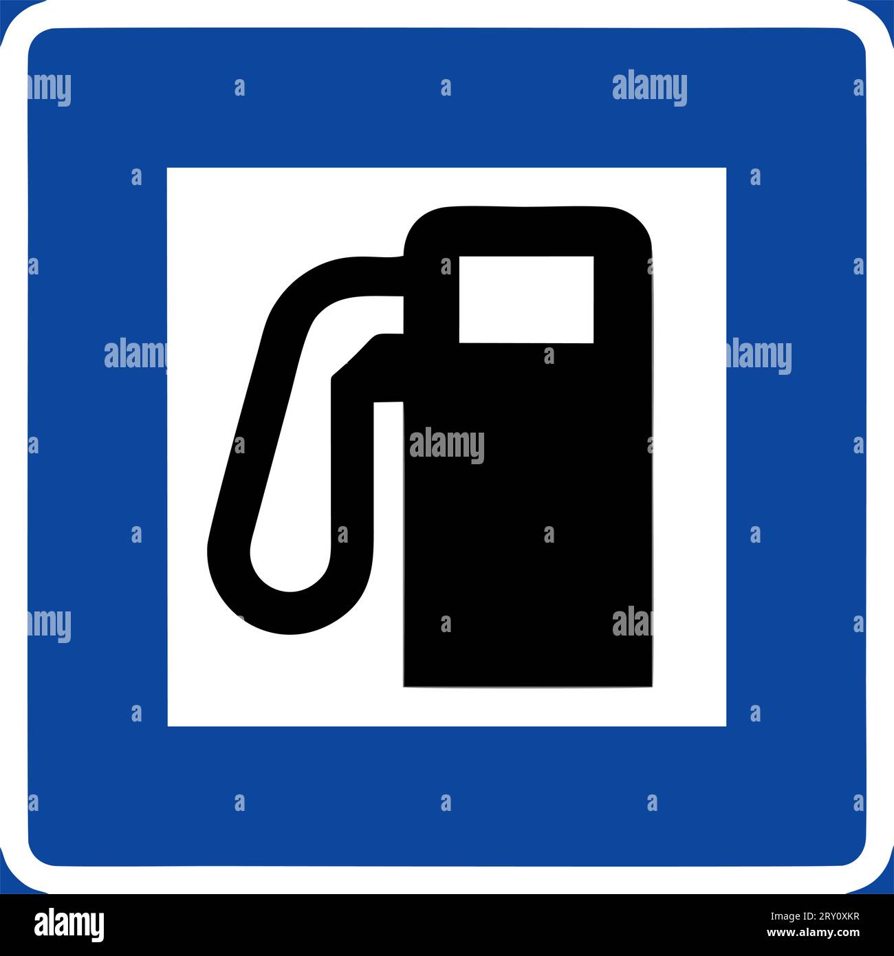 Petrol station, Signs giving information, Special regulation, Road ...