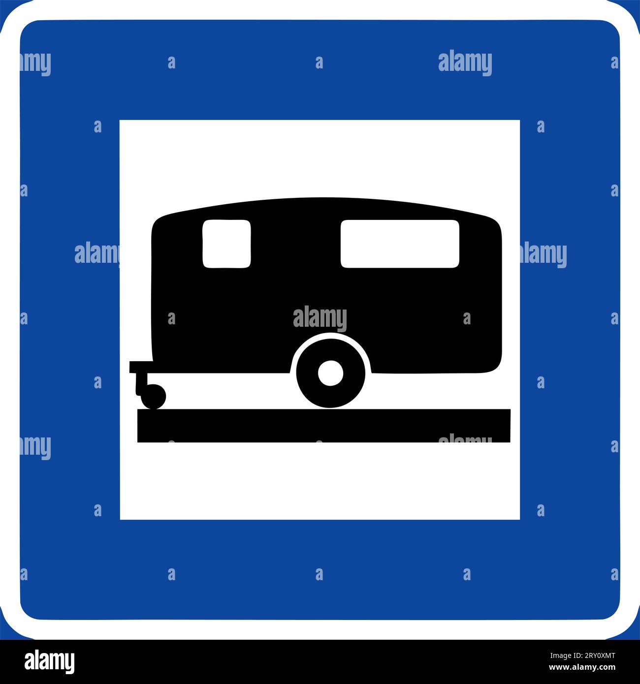 Caravan site, Signs giving information, Special regulation, Road signs ...