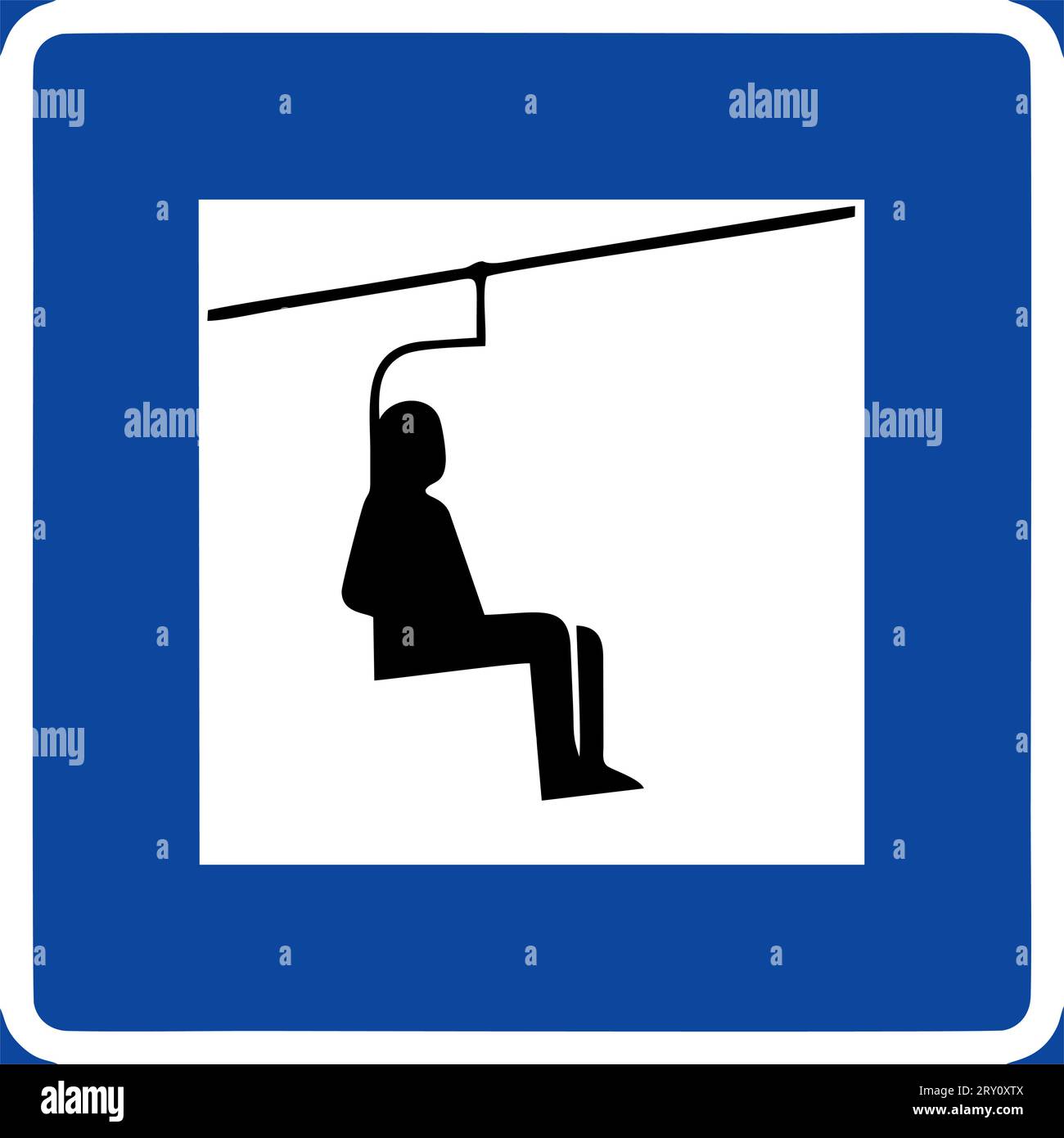 Chair lift, Signs giving information, Special regulation, Road signs in ...