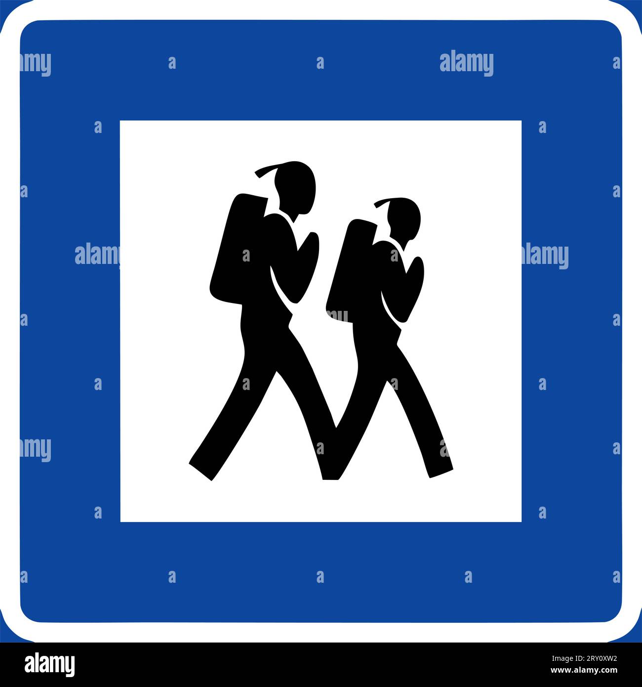 Hiking trail , Signs giving information, Special regulation, Road signs ...