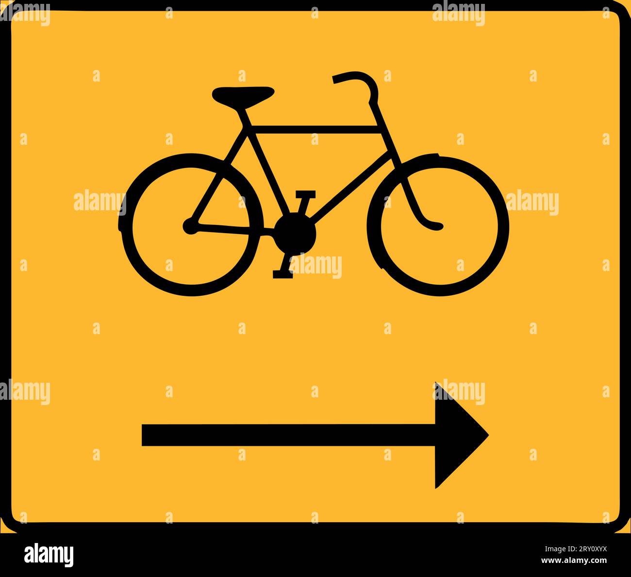 Bike track, Signs giving information, Special regulation, Road signs in ...