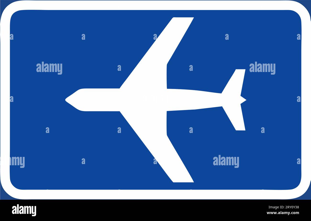 Airfield, Signs giving information, Special regulation, Road signs in ...
