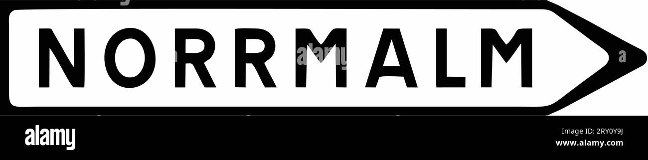 Built up area sign Stock Vector Images - Alamy