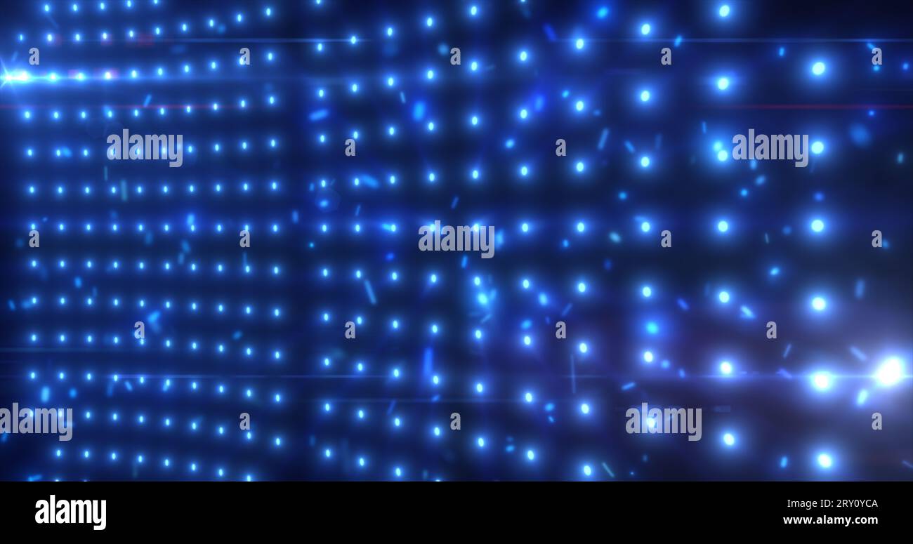 Abstract background of glowing futuristic energy magic bright dots and ...