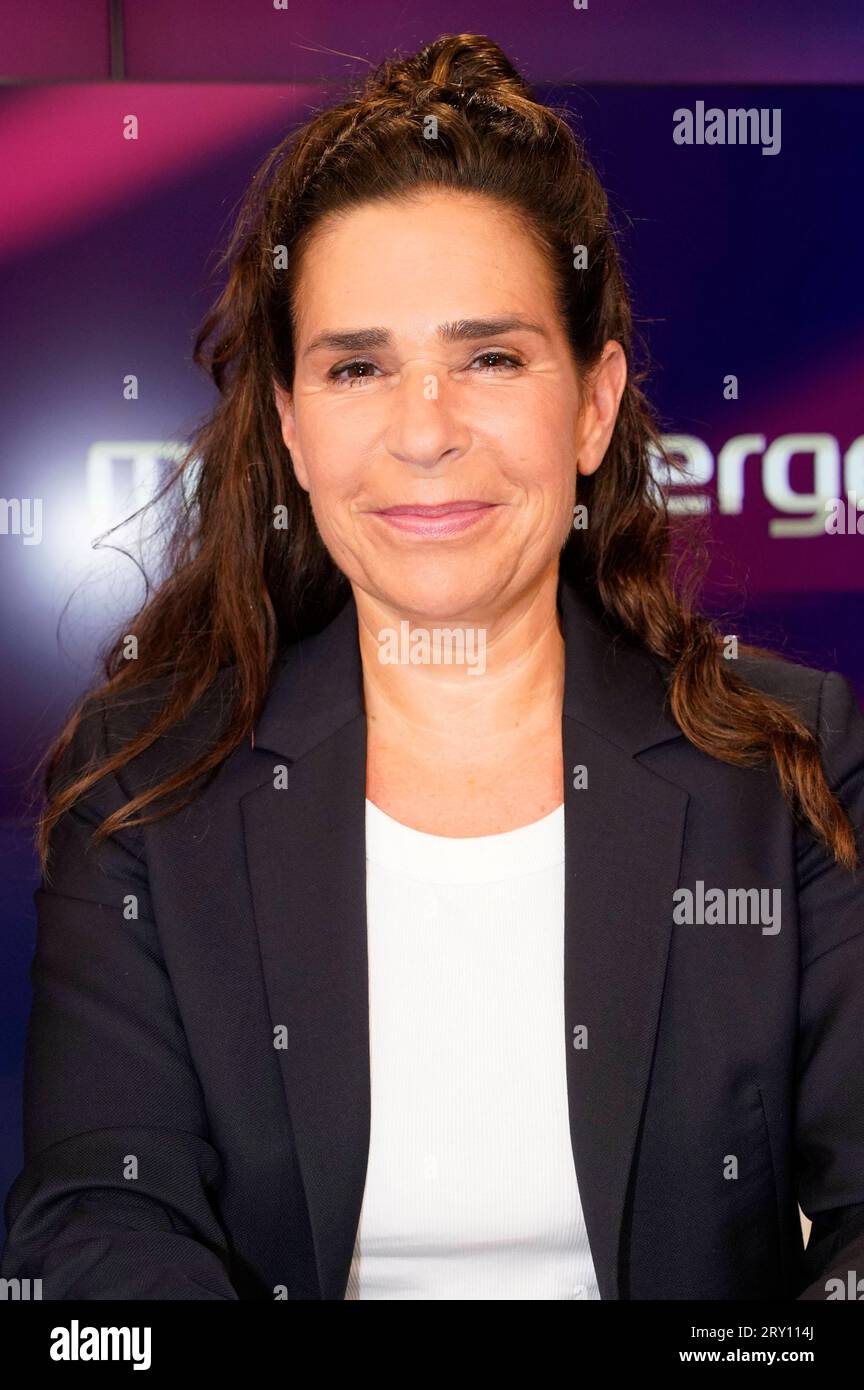 Dagmar Rosenfeld in der ARD-Talkshow maischberger im Studio Berlin ...