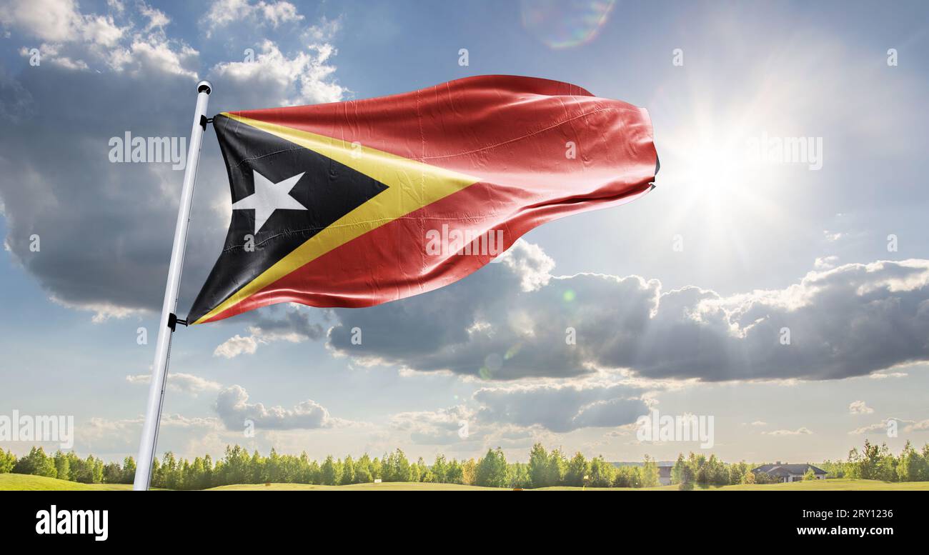 Flag of East Timor The new national flag was adopted on May 20, 2002 ...