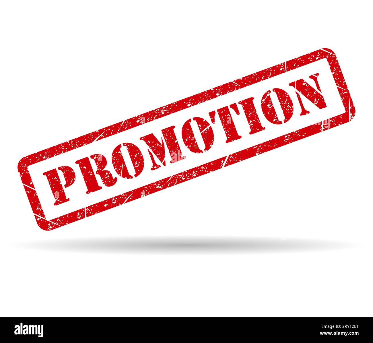 Promotion stamp symbol shadow, label sticker sign button, text banner ...