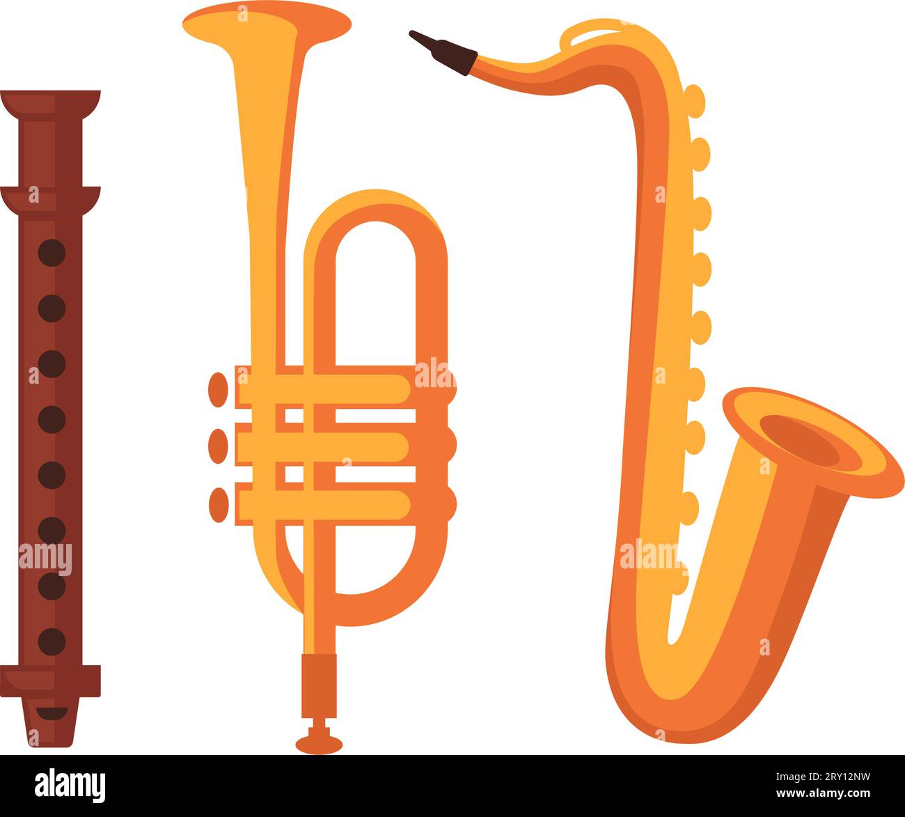 Flute detail Stock Vector Images - Alamy