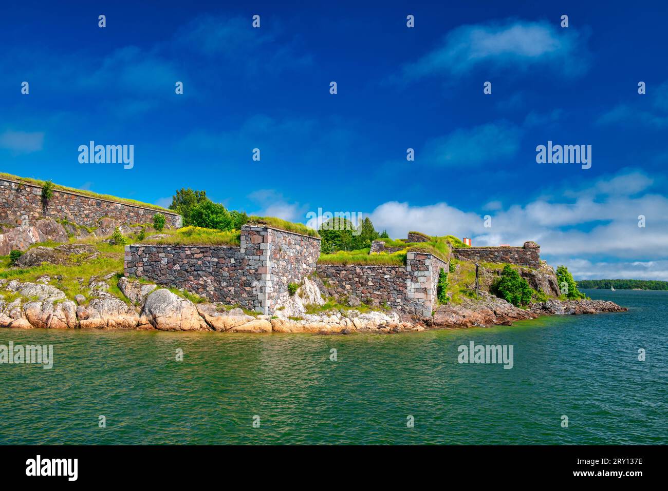 The Fortress Of Suomenlinna is an inhabited sea fortress composed of ...