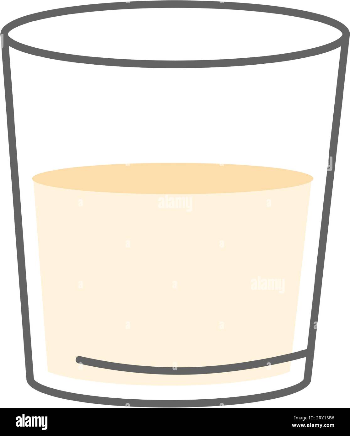 Pouring milk froth in cup Stock Vector Images - Alamy