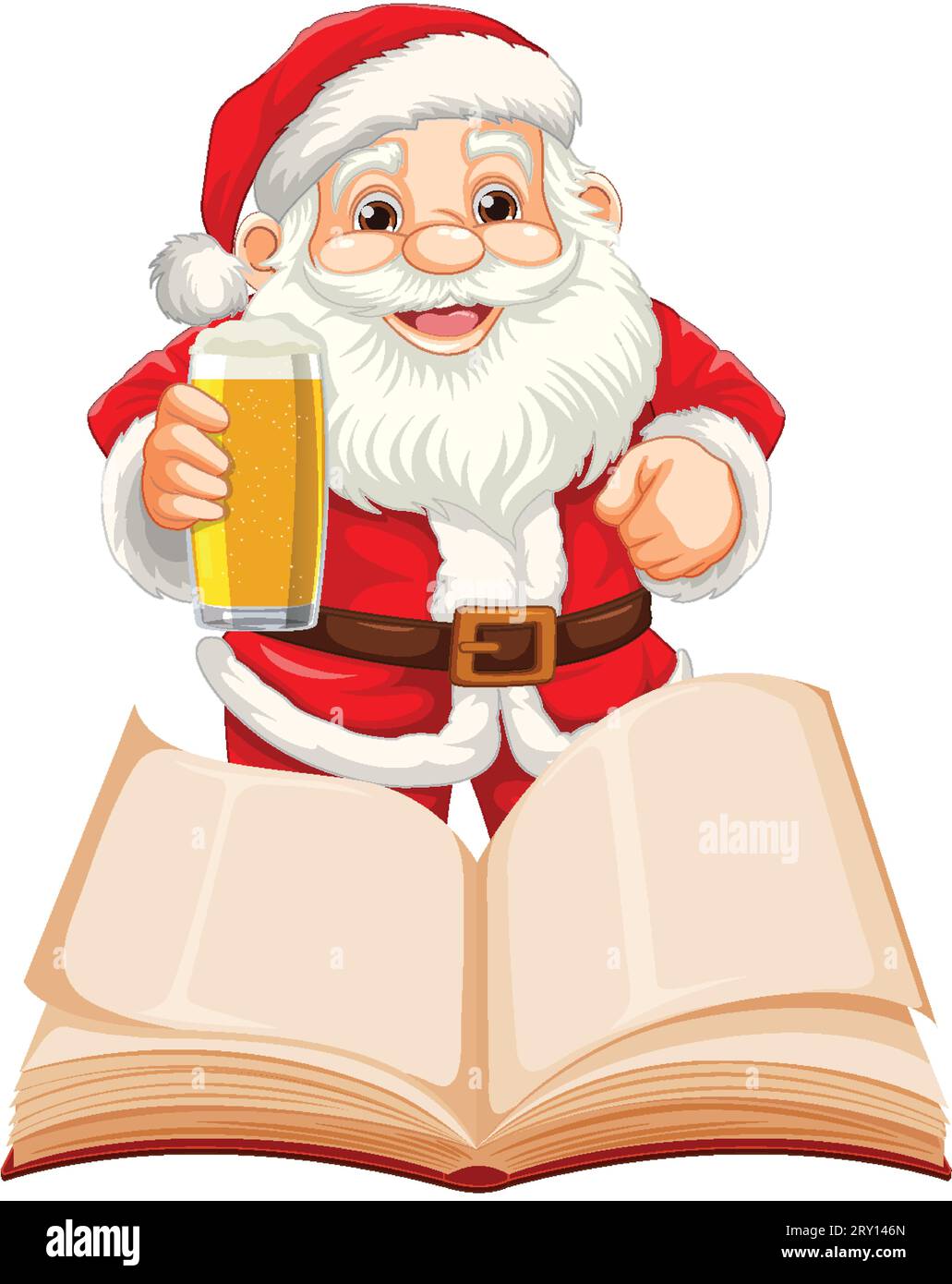 Christmas reading drawing Stock Vector Images - Alamy
