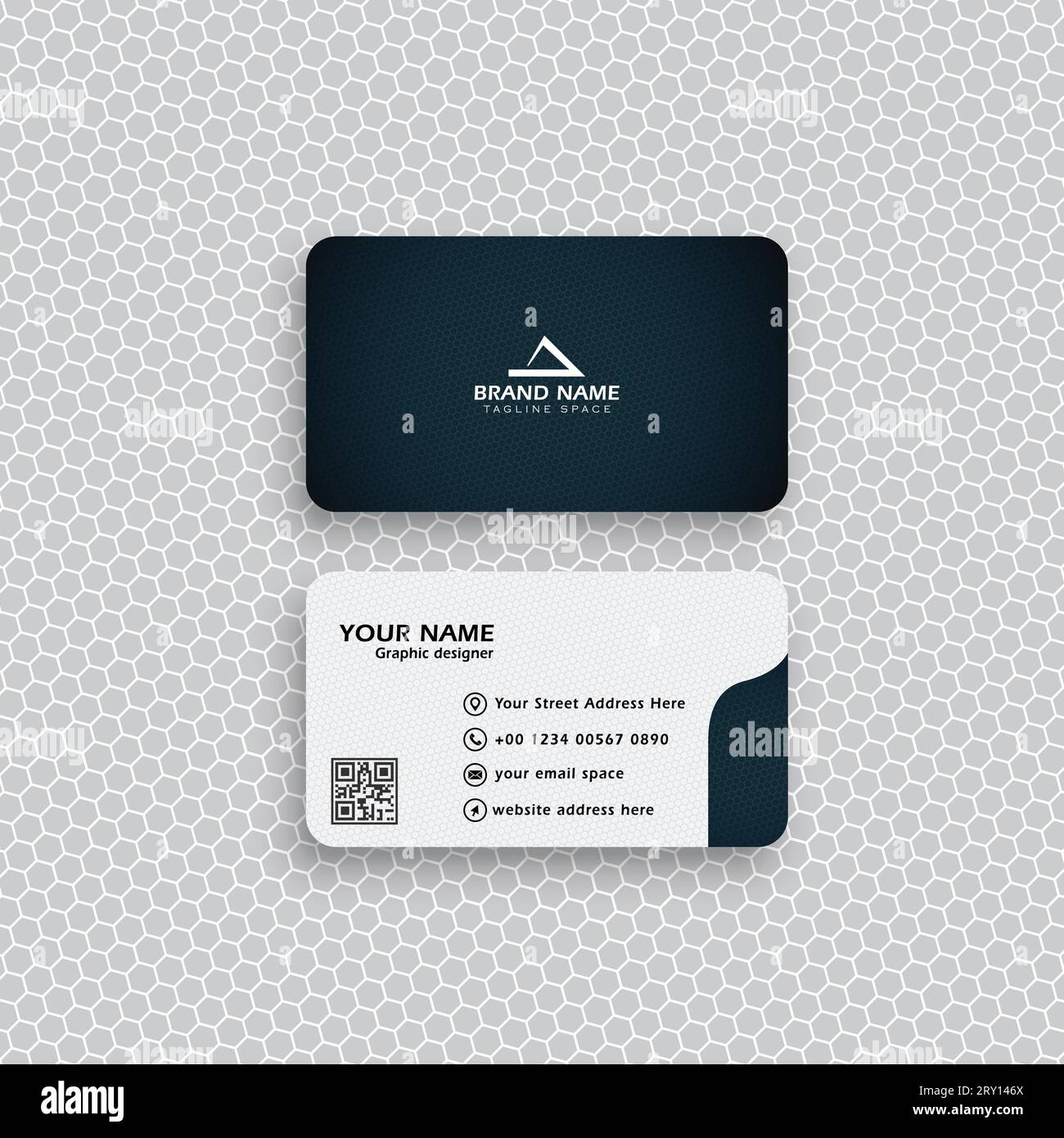 Modern professional business card template design, visiting card for ...