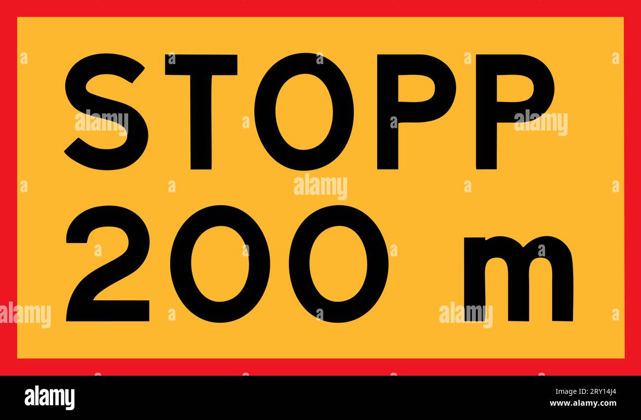 Stop and give way at specified distance ahead, Additional panels, Road ...