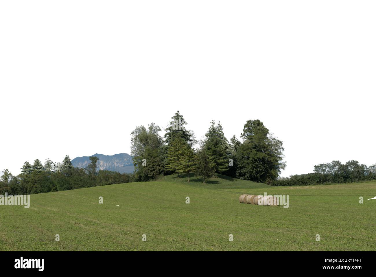 countryside panorama with a transparent background Stock Photo - Alamy