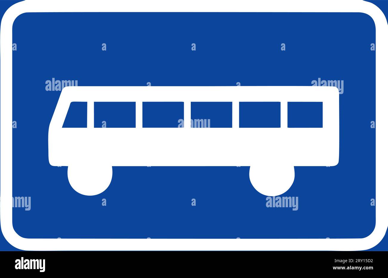 Symbol plate for specified vehicle or road user category (bus ...