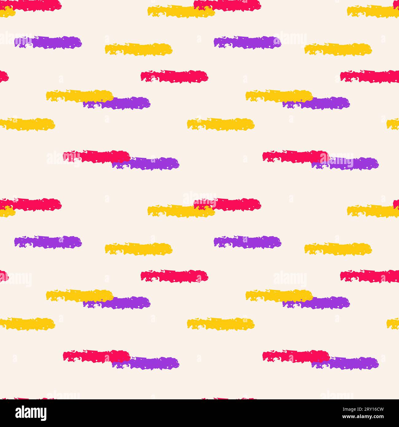 Seamless pattern of charcoal crayon pencil colored emphasis, squiggles ... Seamless pattern of charcoal crayon pencil colored emphasis, squiggles ...