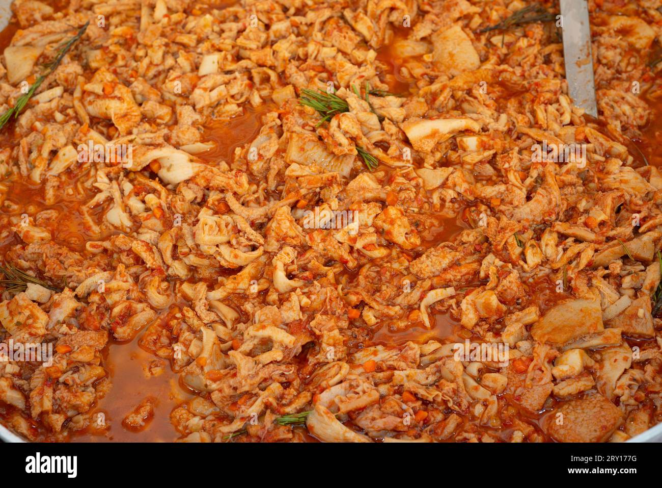Italy, Tuscany, Street Food, Trippa, Italian Tripe Soup Stock Photo - Alamy