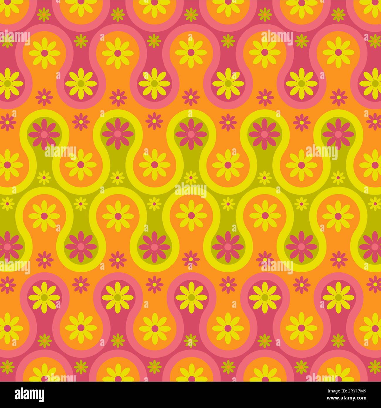 60s pattern hi-res stock photography and images - Alamy