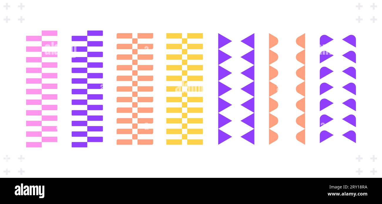 Brutalist abstract geometric shapes and grids. Brutal contemporary ...