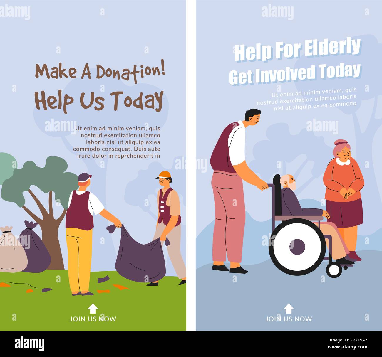 Make donation today and help elderly people hi-res stock photography ...
