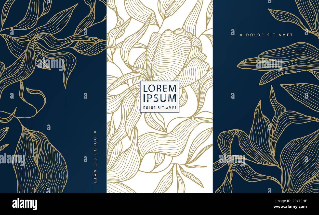 Set of vector design elements labels, frames, wedding invitations ...