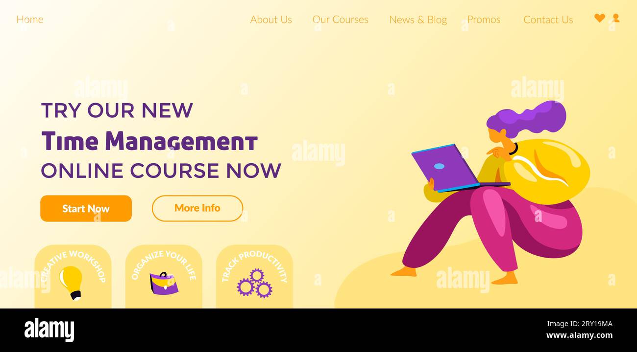 Project management tutorial Stock Vector Images - Alamy