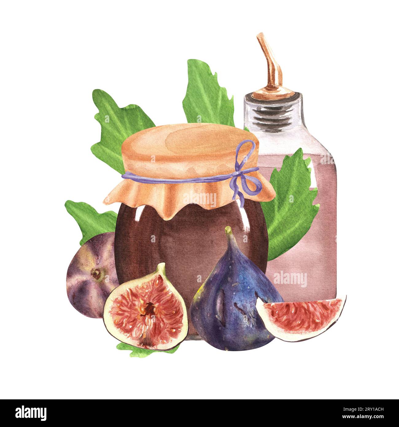 Glass jars hand drawn Cut Out Stock Images & Pictures - Alamy