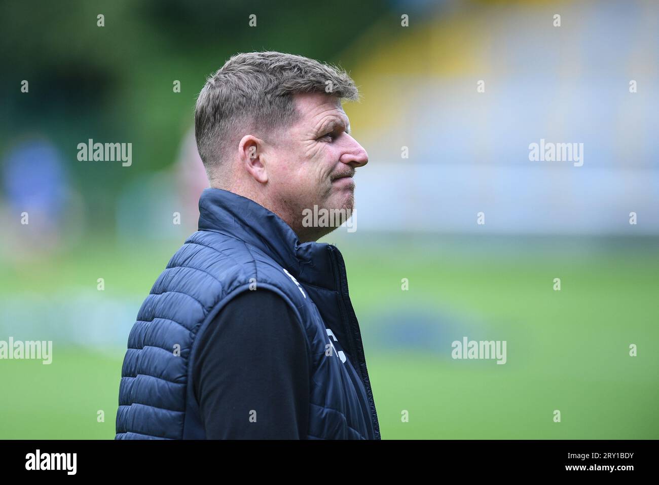 Halifax, England - 24th September 2023 Allan Coleman Head Coach of ...