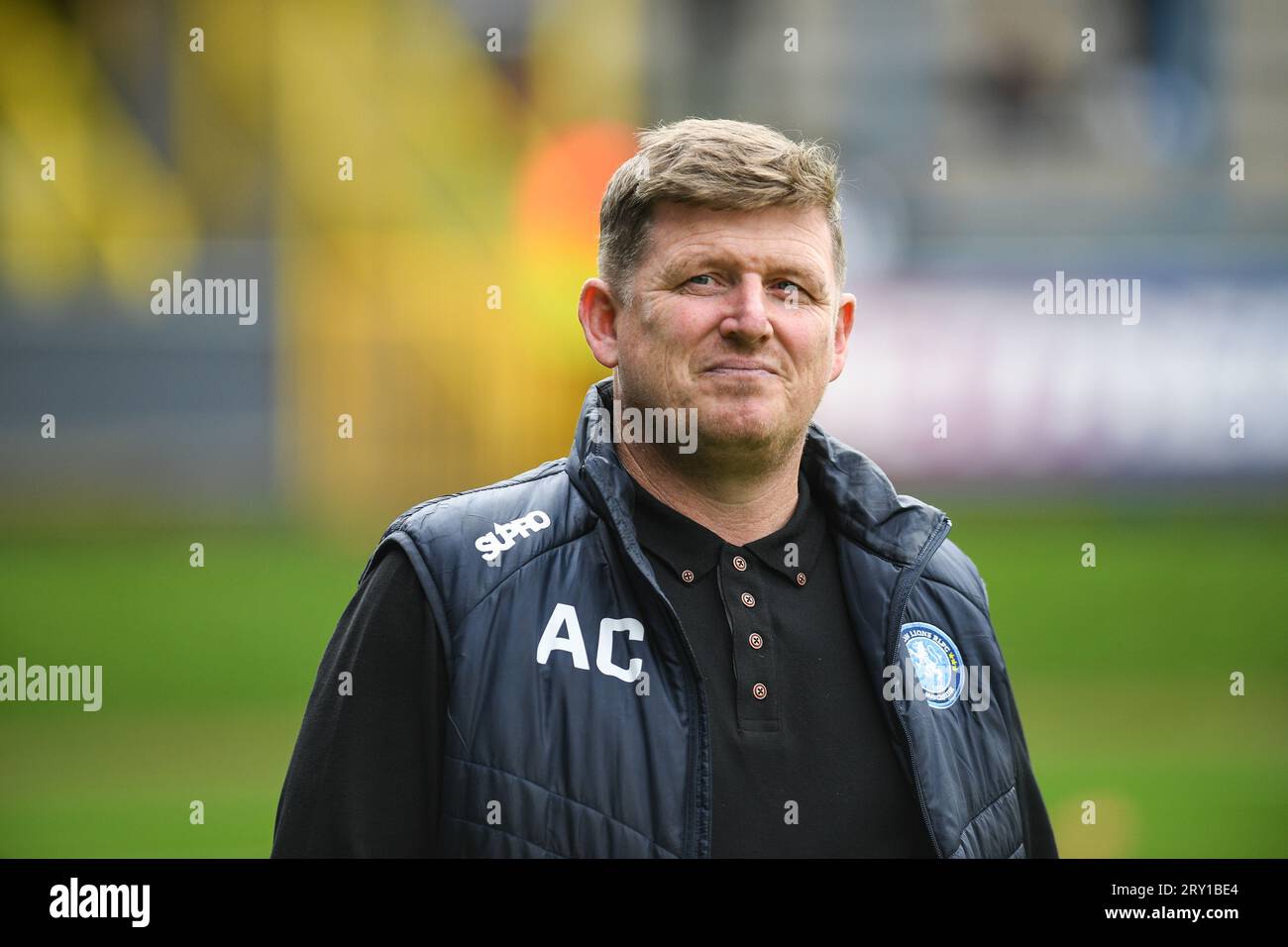 Halifax, England - 24th September 2023 Allan Coleman Head Coach of ...