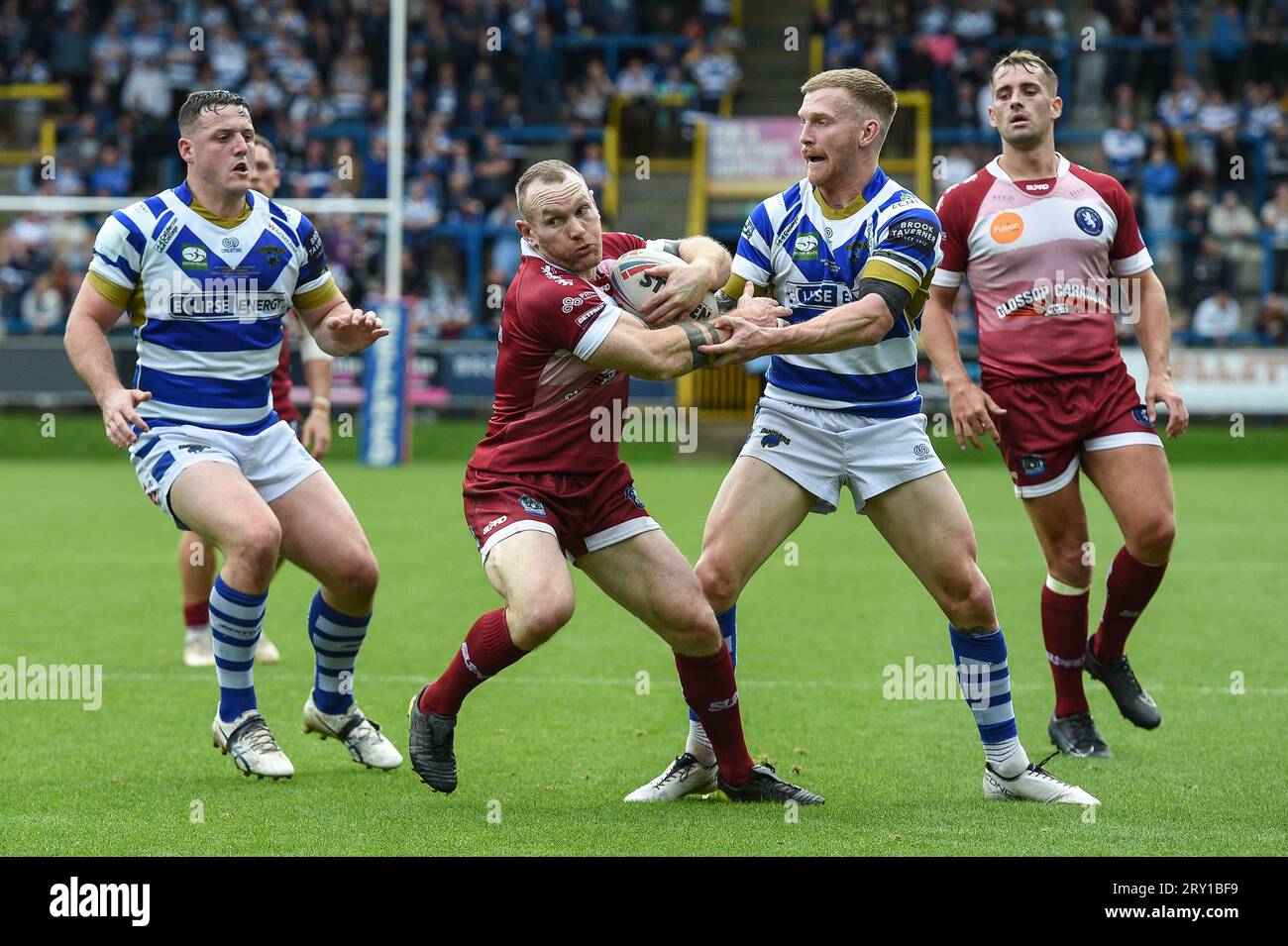 Halifax, England - 24th September 2023 Richards Lepori of Swinton Lions ...