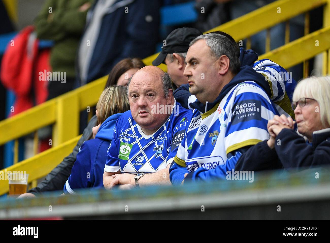 Halifax, England - 24th September 2023 Halifax Panthers fans. Rugby ...