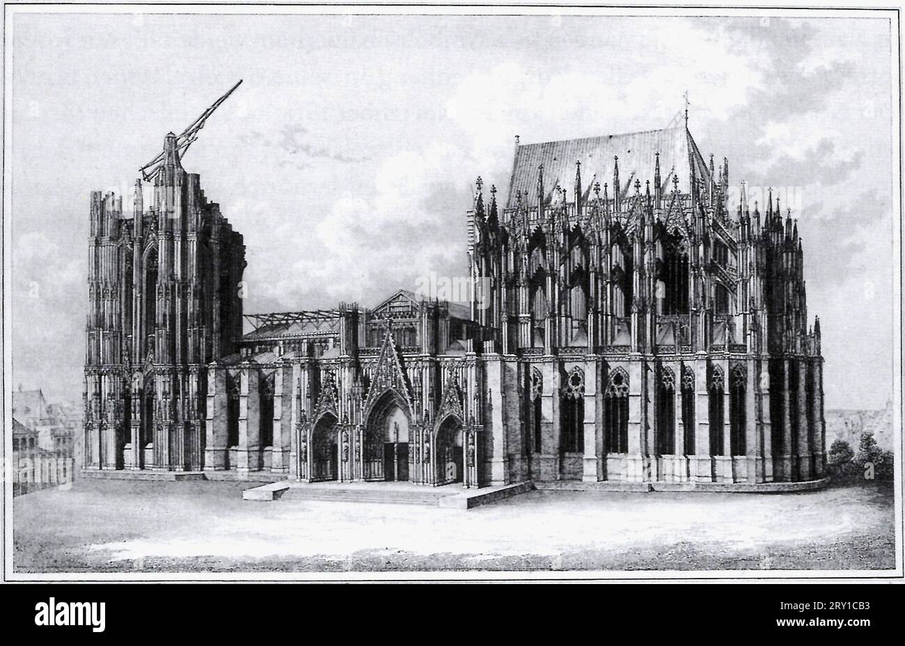 Cologne cathedral 19th century hi-res stock photography and images - Alamy