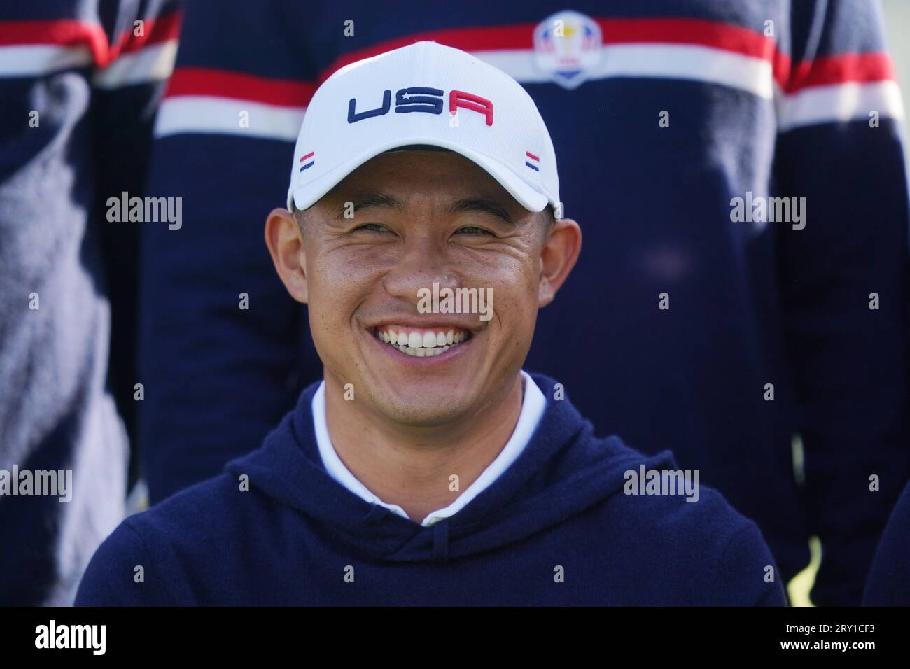 USA's Collin Morikawa at the Marco Simone Golf and Country Club, Rome ...