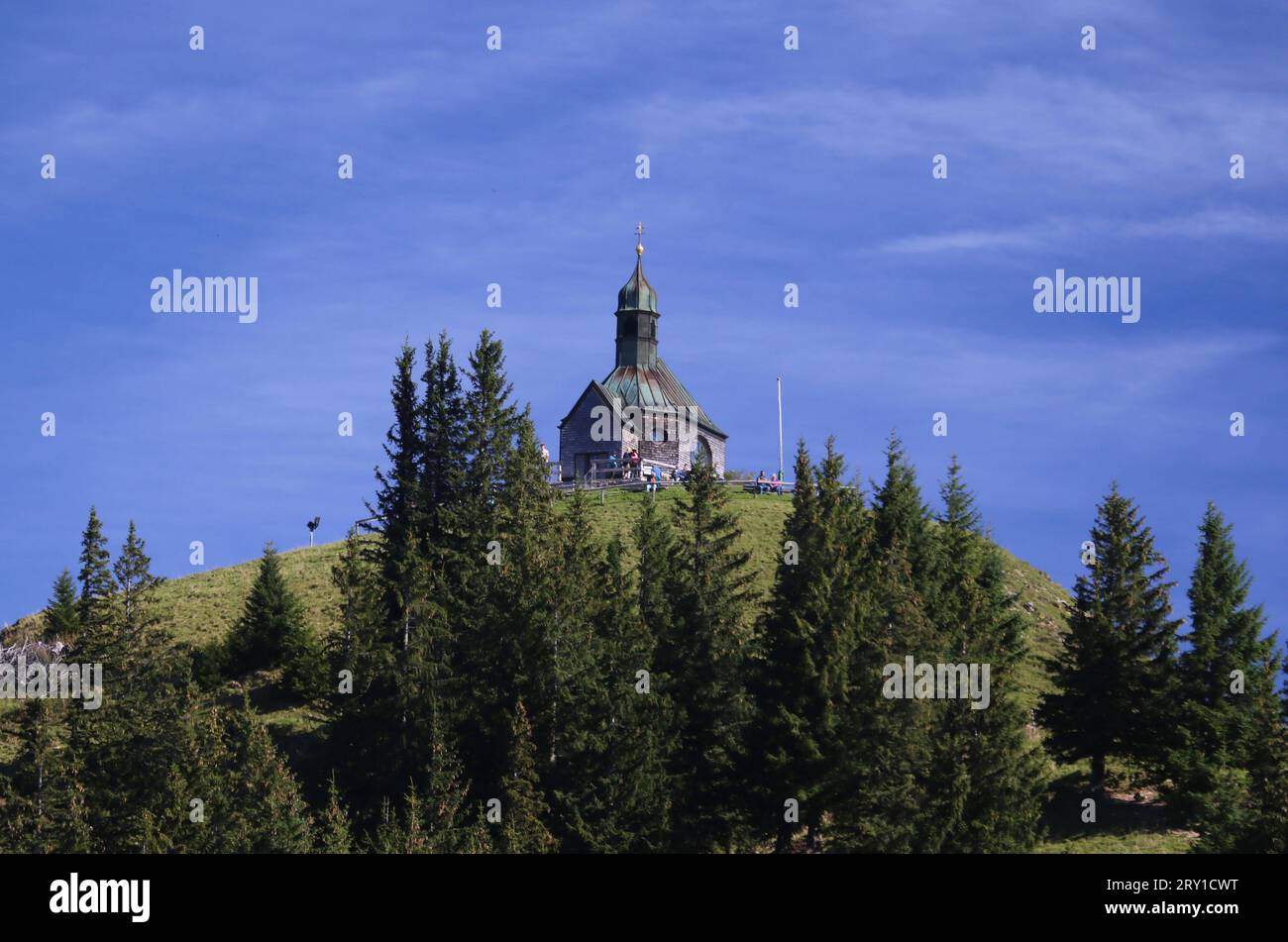 Wallberg,Bayern, Deutschland 27. September 2023: Hier der Blick auf die ...